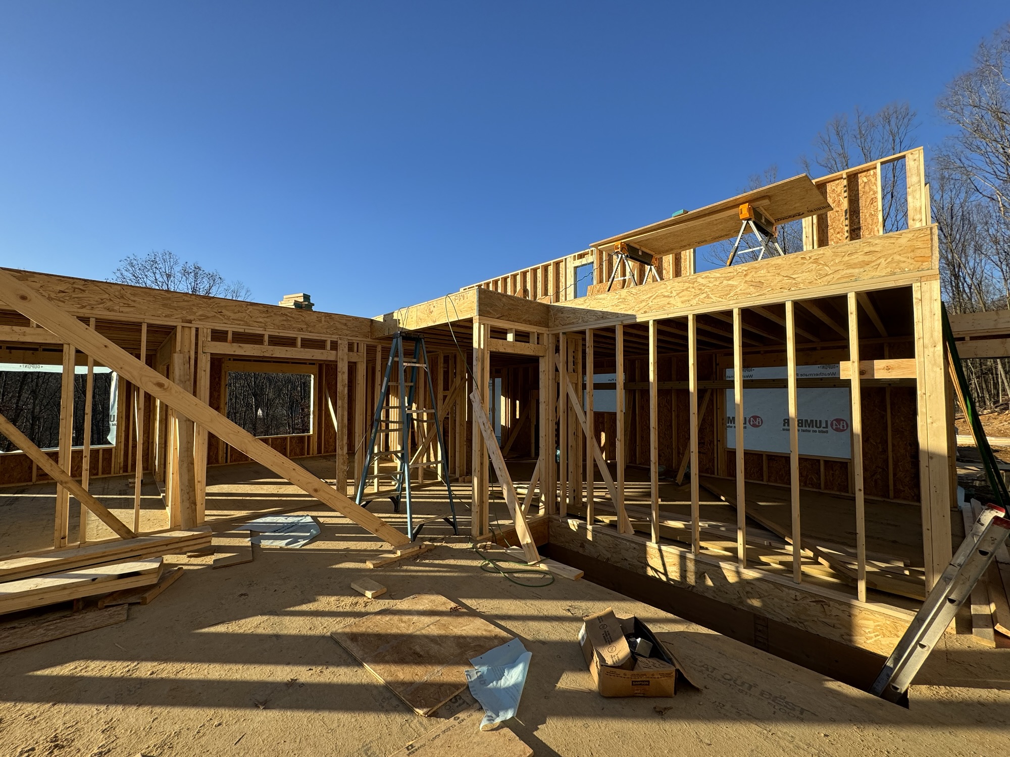 Rough Framing Begins (With a Few Unexpected Twists) | Custom Home Build ...